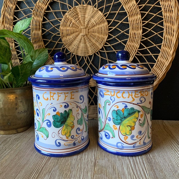 Lemon Kitchen Canisters - Etsy