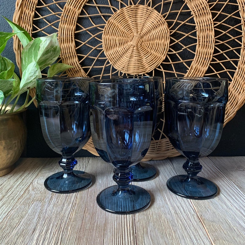 Blue Glassware - Etsy