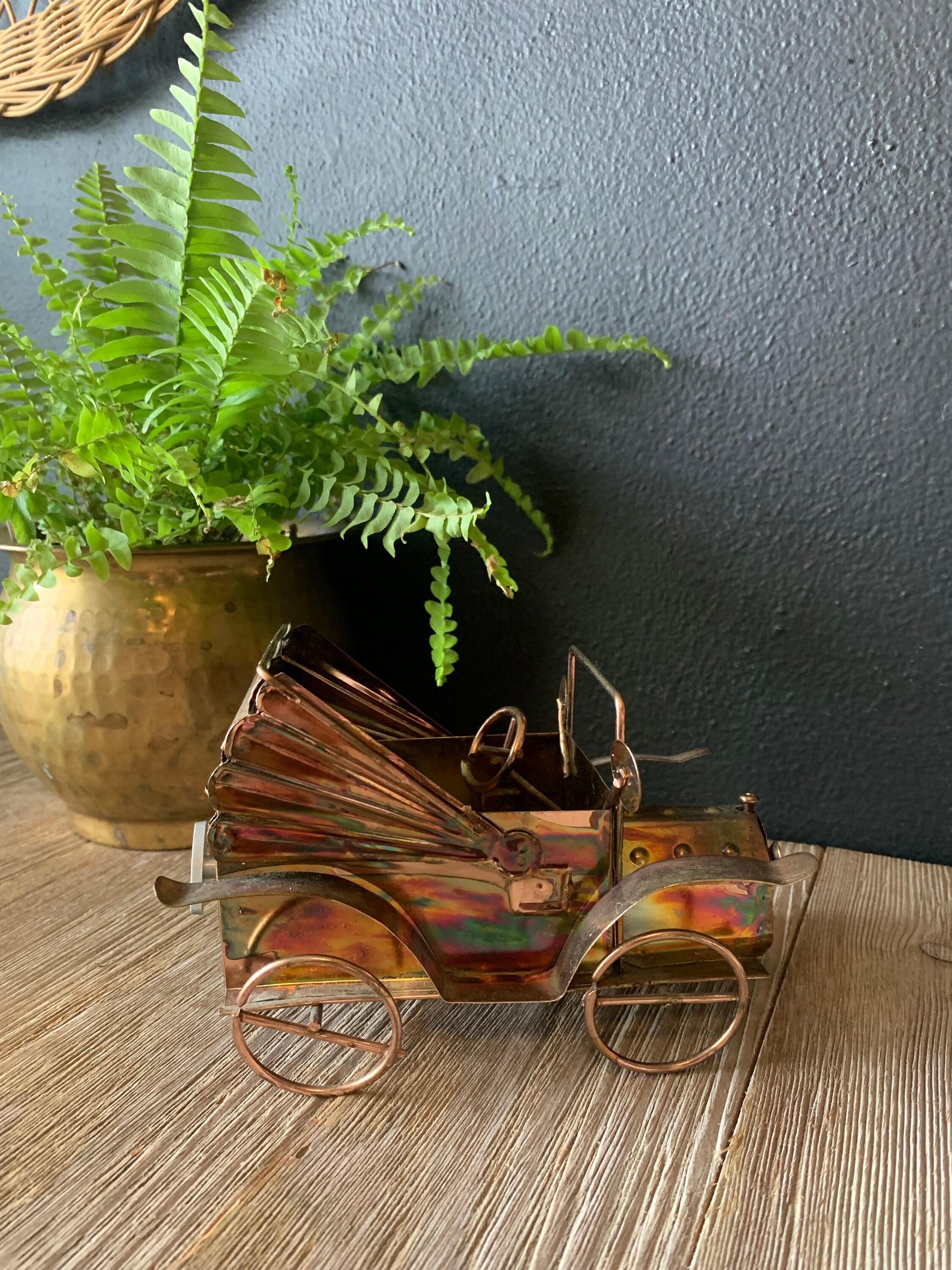 Vintage Copper Tin Model-t Music Box Gift for Him - Etsy