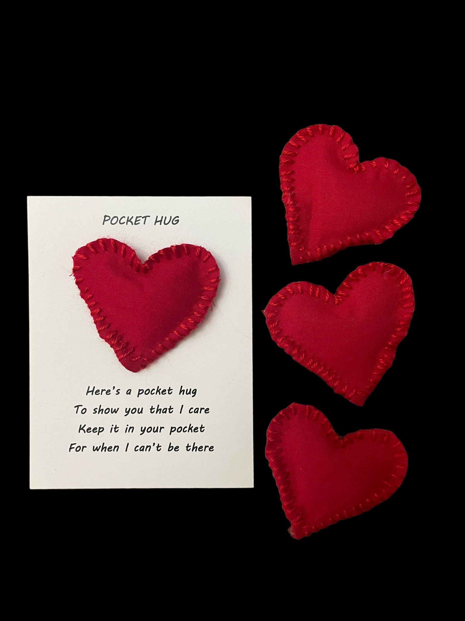 Pocket Hug, Pocket Heart, Gift, Friend, Love, Soft Heart, Cuddle, Card ...