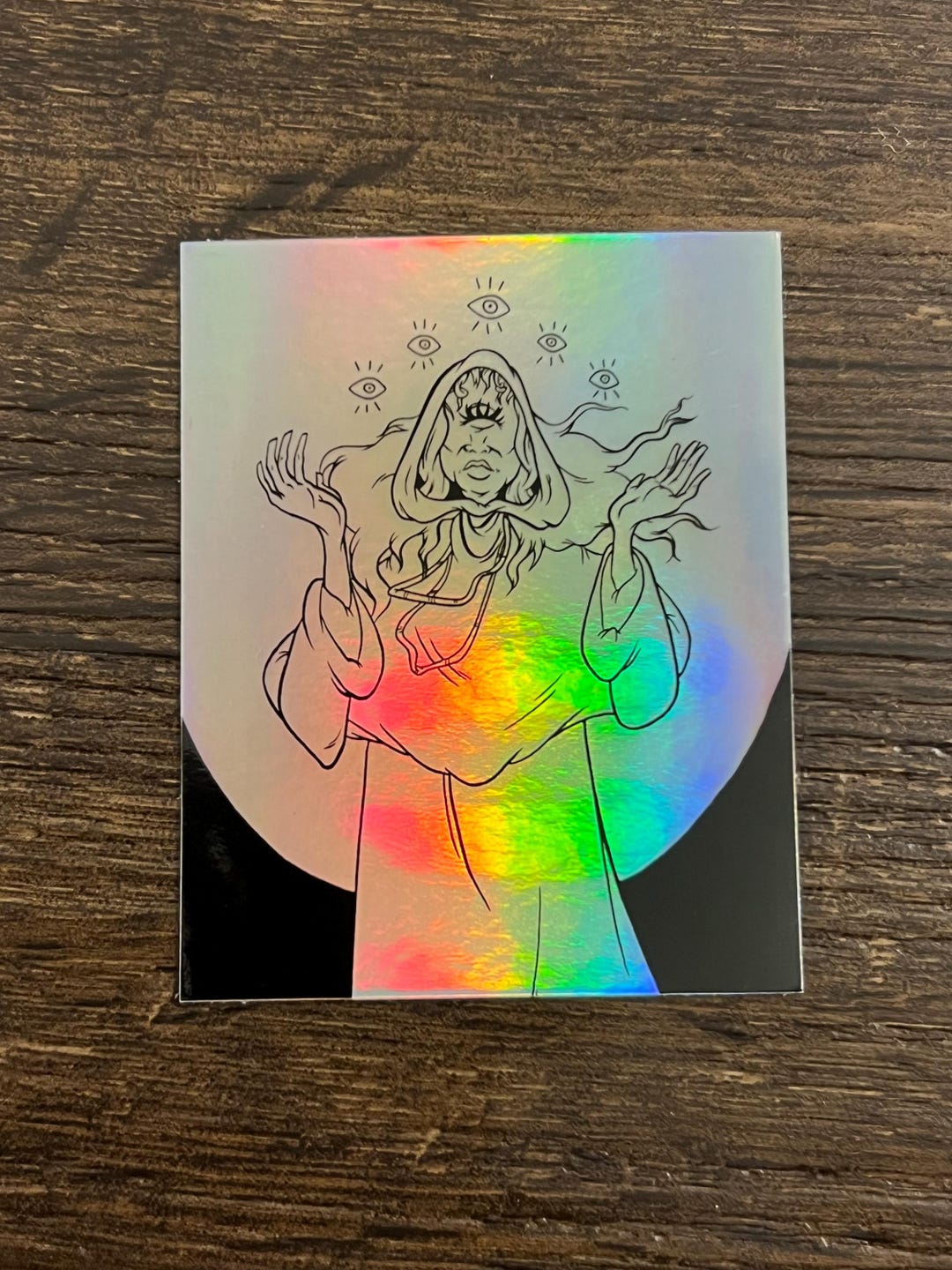 Holographic Gypsy Woman Sticker - Etsy
