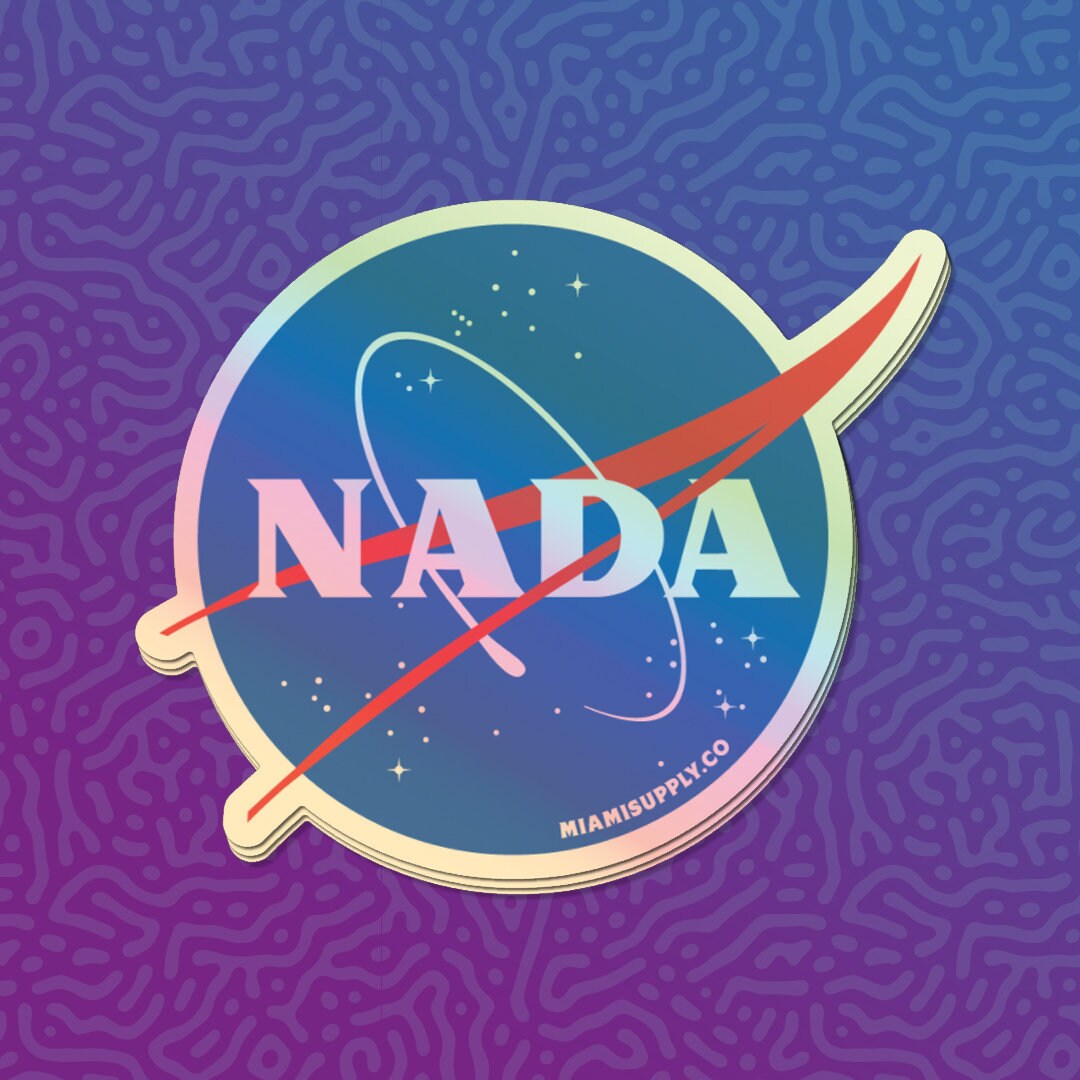 NADA Miami Space Program, Holographic Sticker 3-pack - Etsy