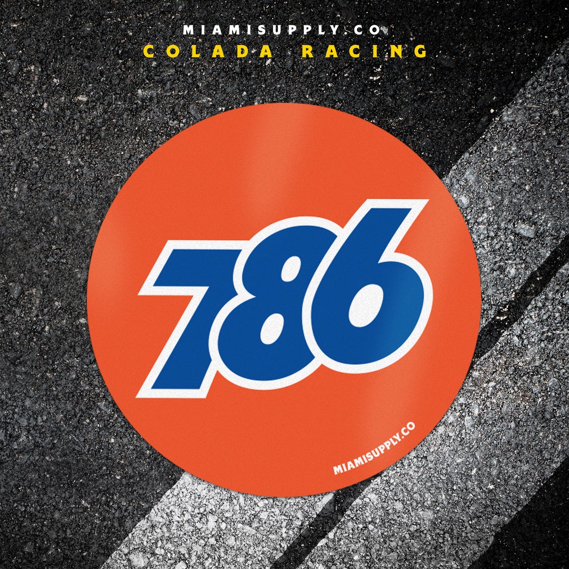 5-pack of Miami Racing Stickers, Motorsports 305, Automotive Cuban ...