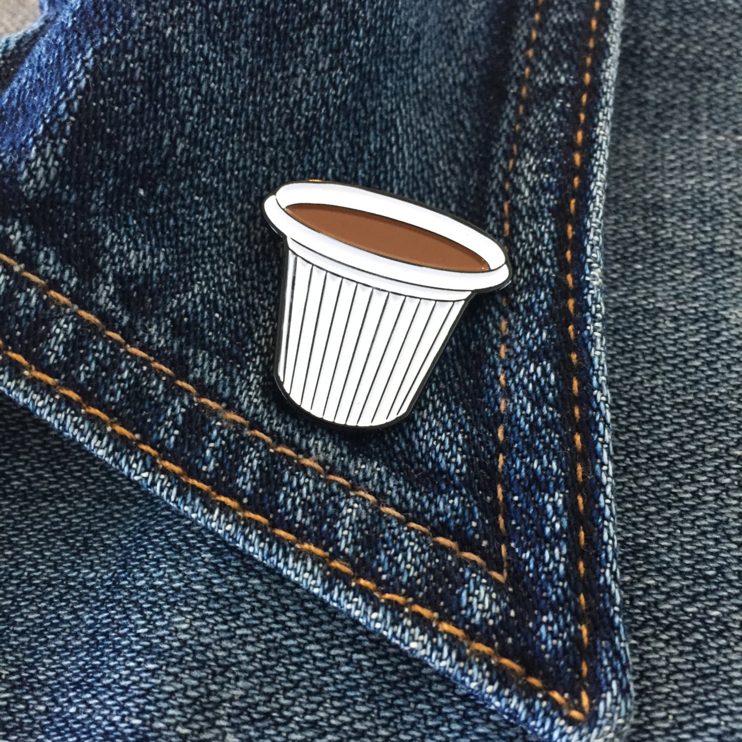 Original Cafecito Pin Miami Cuban Coffee Colada Enamel Pin - Etsy