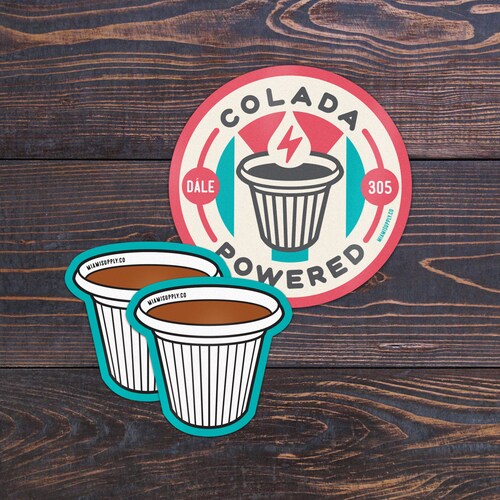 Miami Cuban Coffee Cafecito Sticker | Etsy
