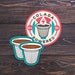 Tito the Cafecito Sticker 3-pack Choose Your Colors Miami Cuban Coffee ...