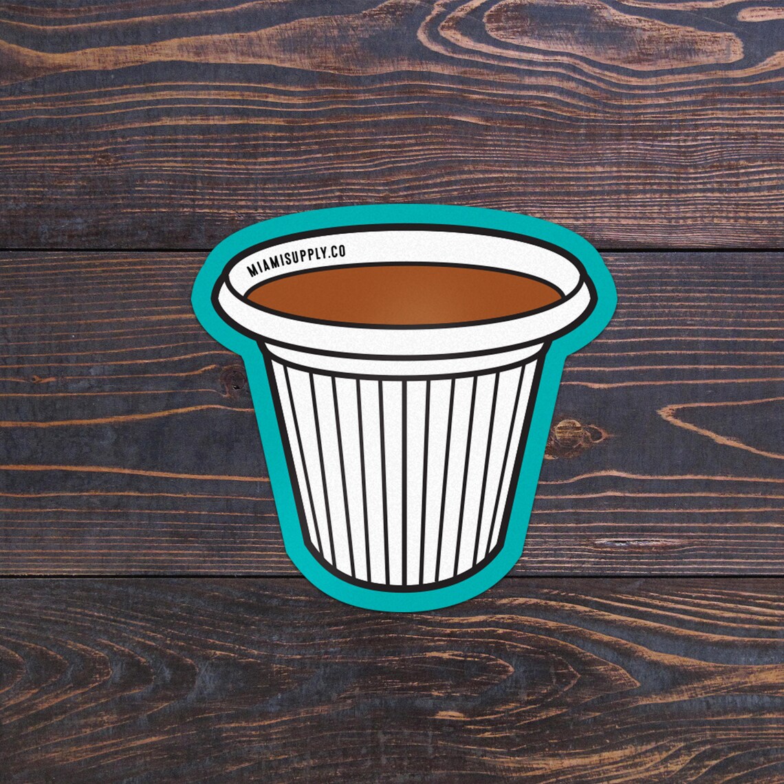 Miami Cuban Coffee - Cafecito Sticker - Etsy