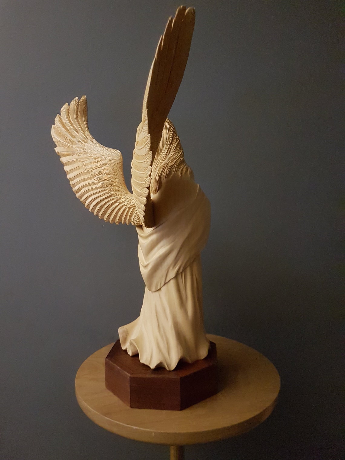 Angel. Christmas. Wooden Sculpture. Figure. Catholic - Etsy