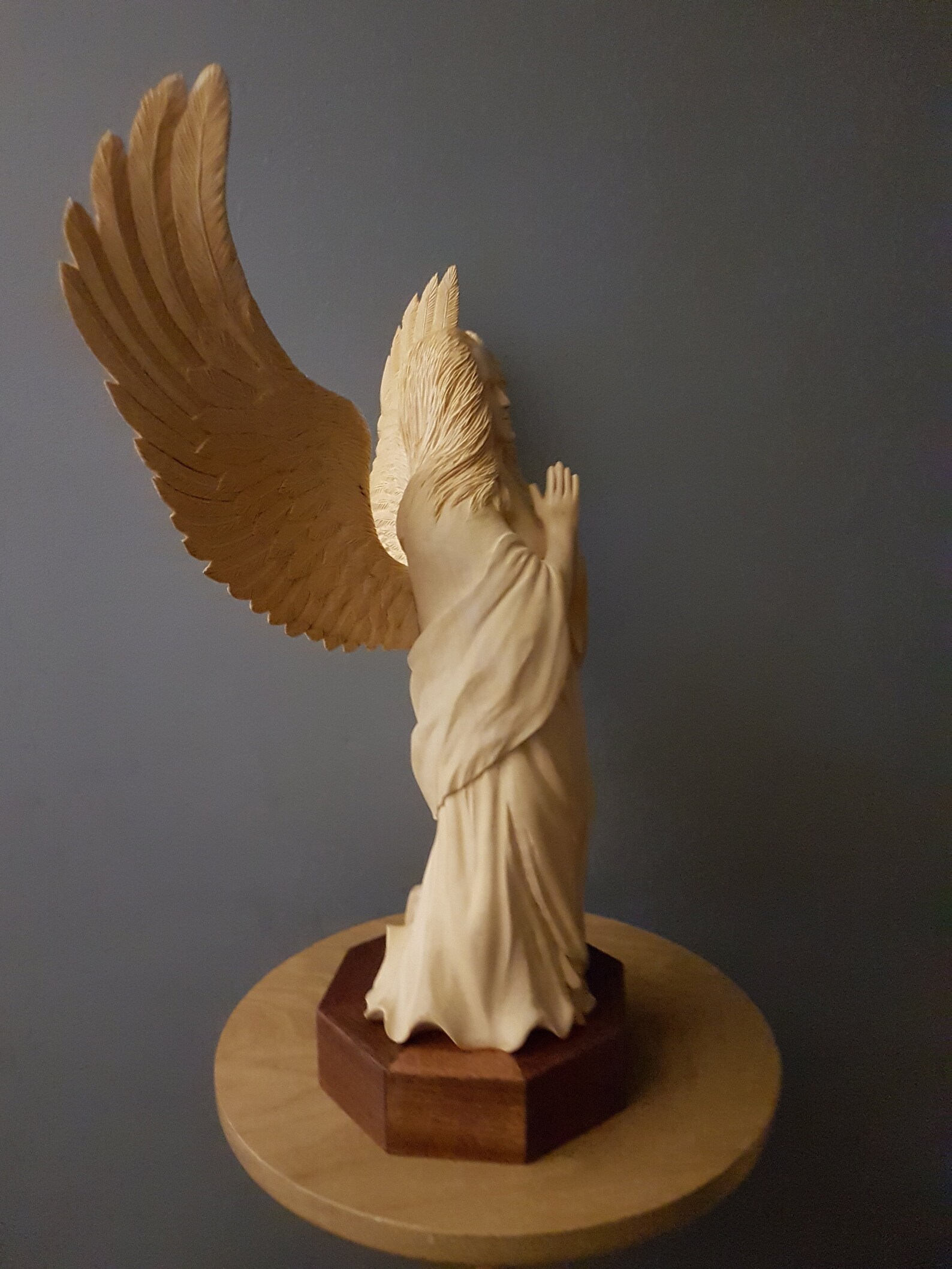 Angel. Christmas. Wooden Sculpture. Figure. Catholic - Etsy