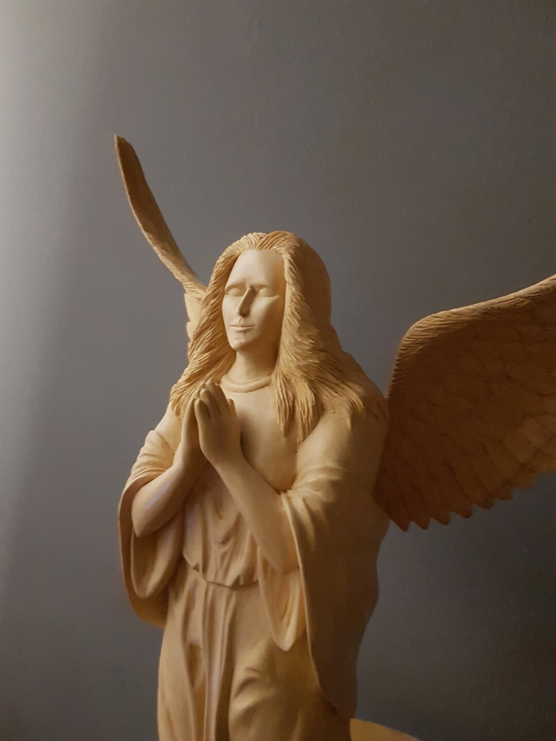 Angel. Christmas. Wooden Sculpture. Figure. Catholic - Etsy