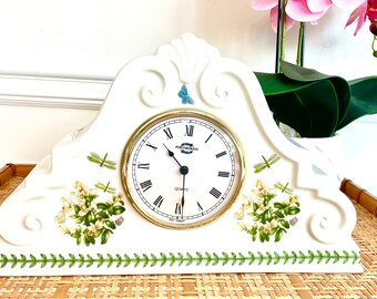 Portmeirion botanic Garden Mantle Clock - Etsy