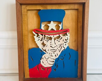 Carved Uncle Sam - Etsy