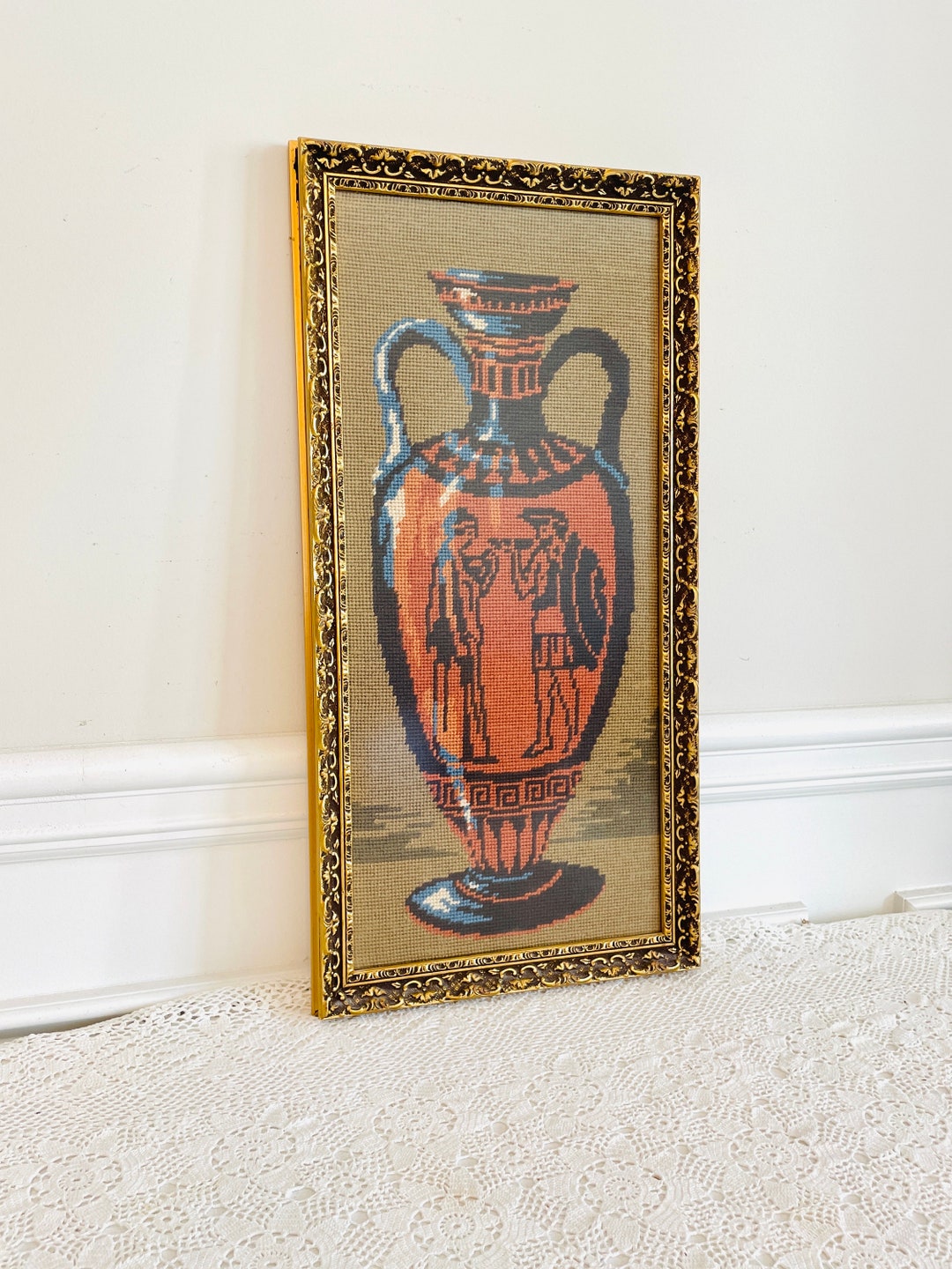 Greek Amphora Vase Needlepoint - Etsy