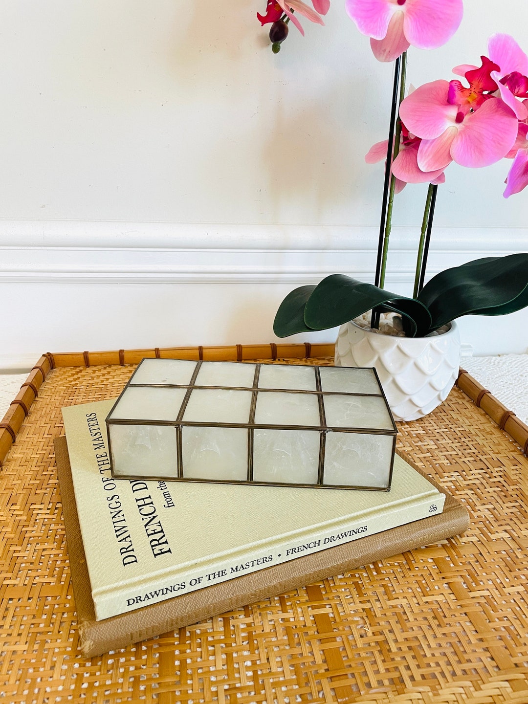 Capiz Shell Box / Jewelry Box Boho Decor, Costal Decor - Etsy