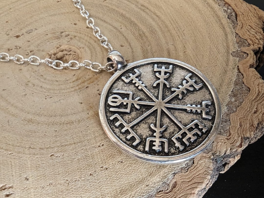 Vegvísir Viking Pendant, Icelandic Stave Jewellery,, Viking Necklace ...