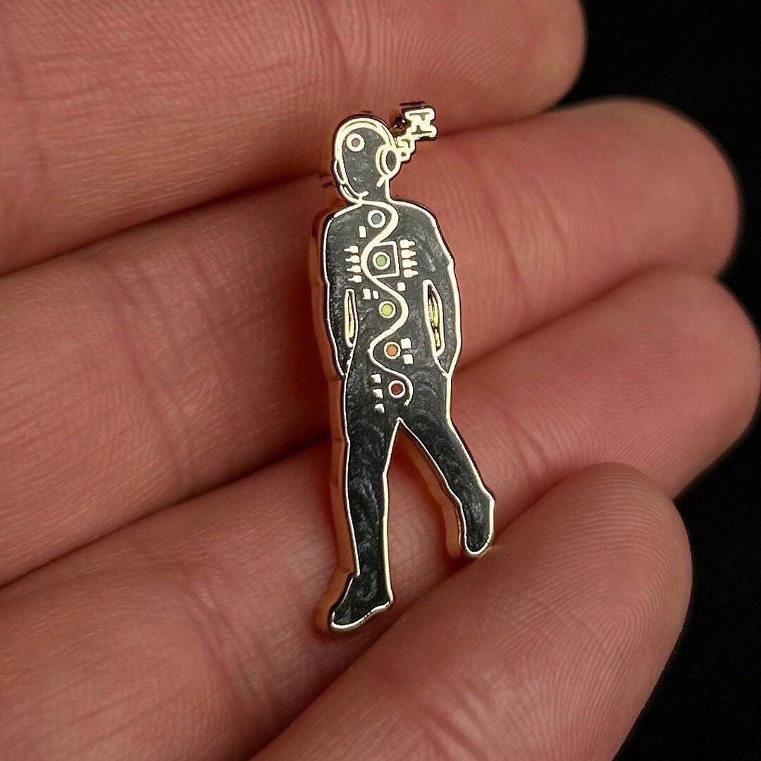 Sleepwalker 3.0 silhouette : Cloisonné Lapel Pin Set - Etsy