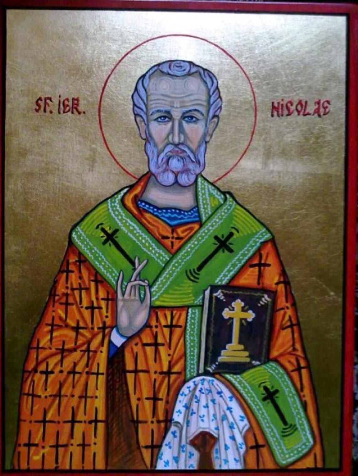 Religious Icons80s Saint Nicholas Iconvintage Orthodox Art | Etsy