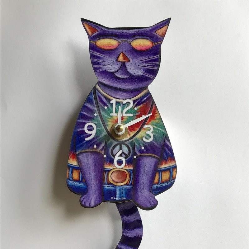 Cat Clock - Etsy