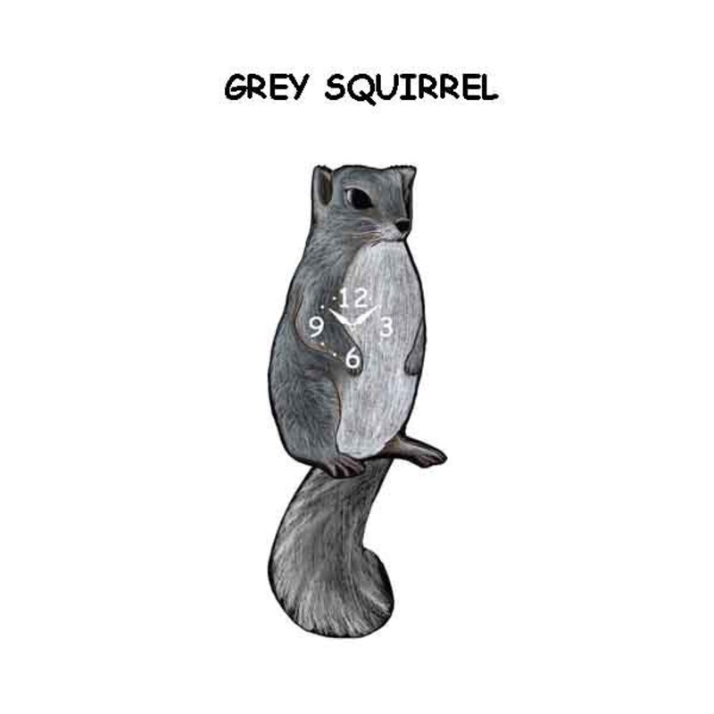 Squirrel Clock - Etsy