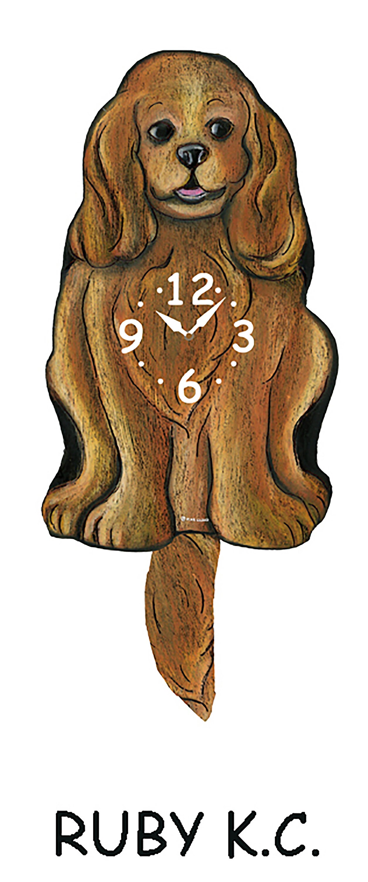 Blenheim King Charles Clock - Etsy