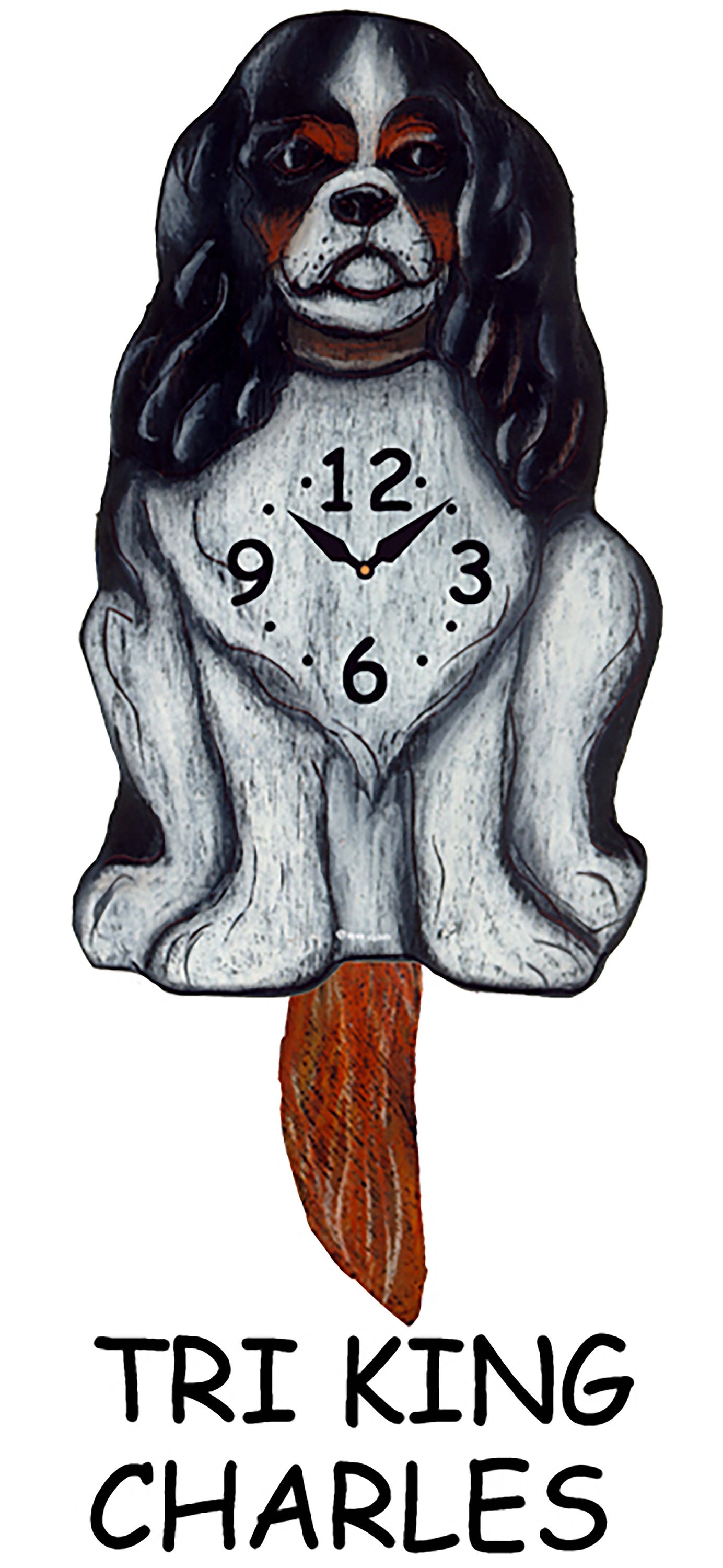 Blenheim King Charles Clock - Etsy