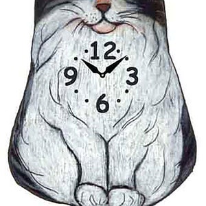 Calico Cat Clock - Etsy