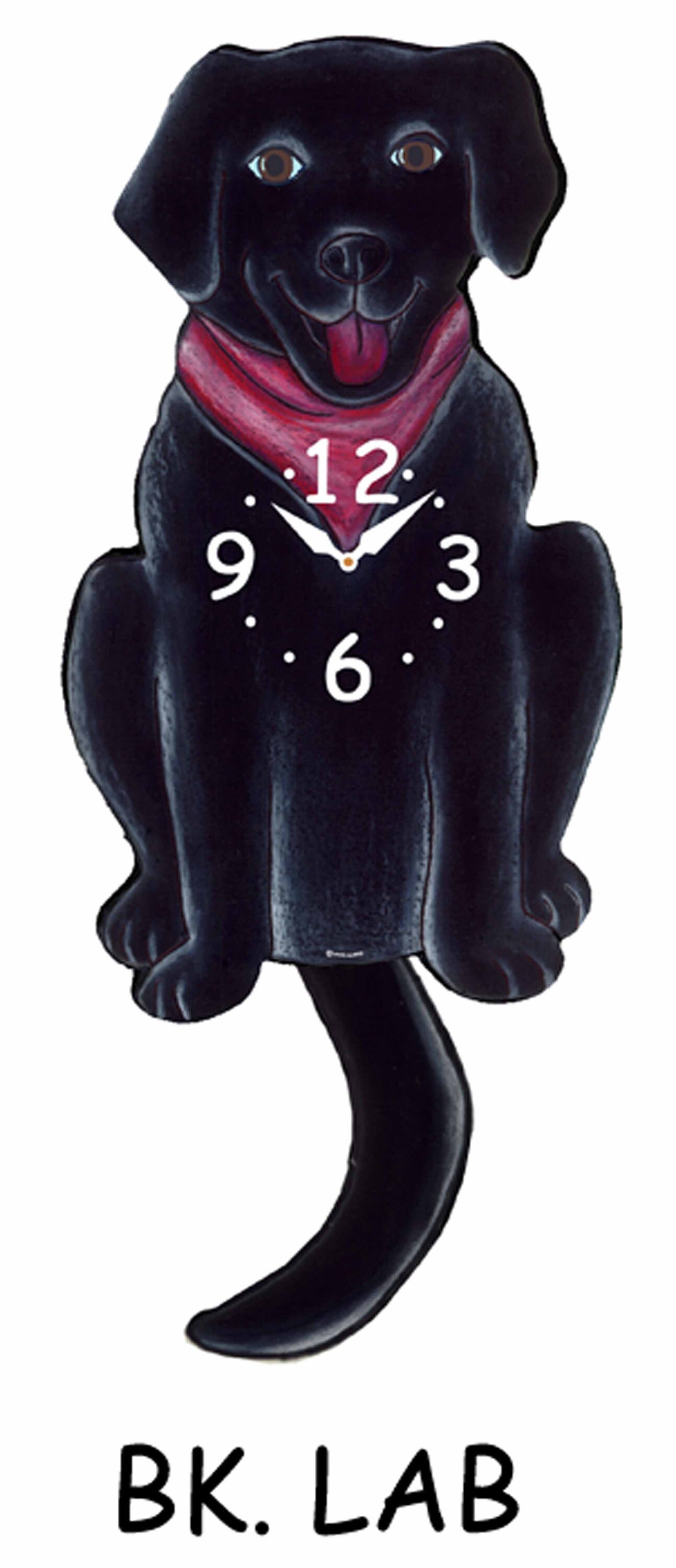 Lab Clock With Swinging Tail - Etsy