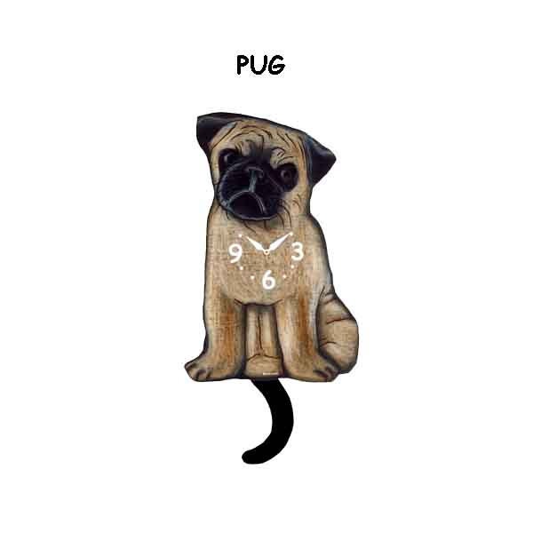 Pug Clock - Etsy