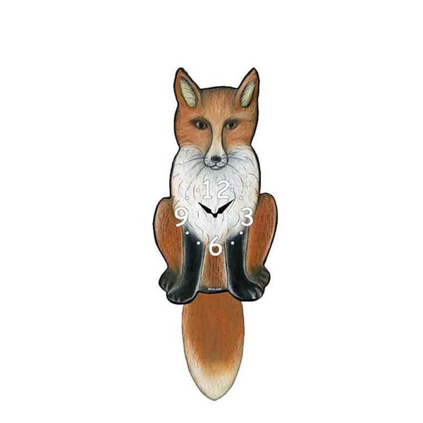 Fox Clock - Etsy