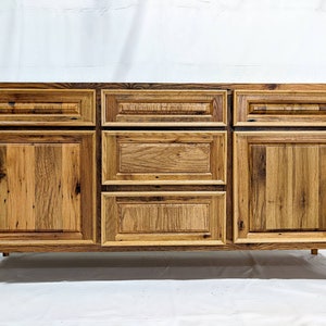 Custom Built Reclaimed Oak Vanity made to Order - Etsy