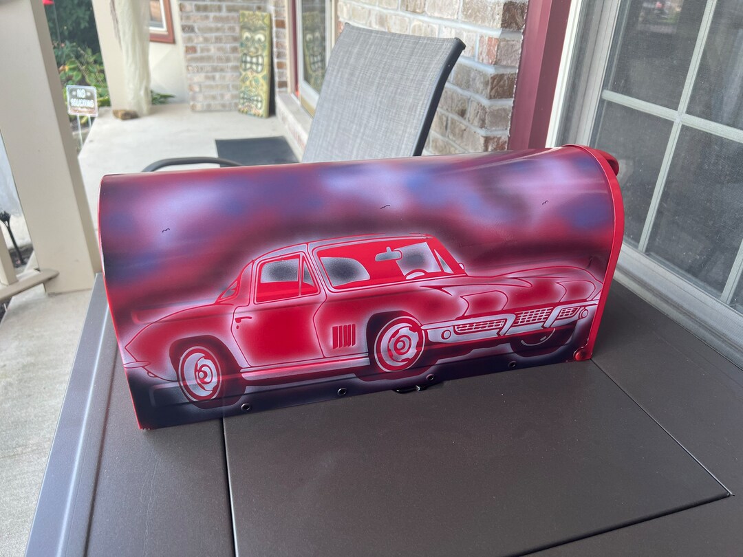 Corvette Theme Hot Rat Rod Traditional Airbrush Pinstripe Metal Flake ...