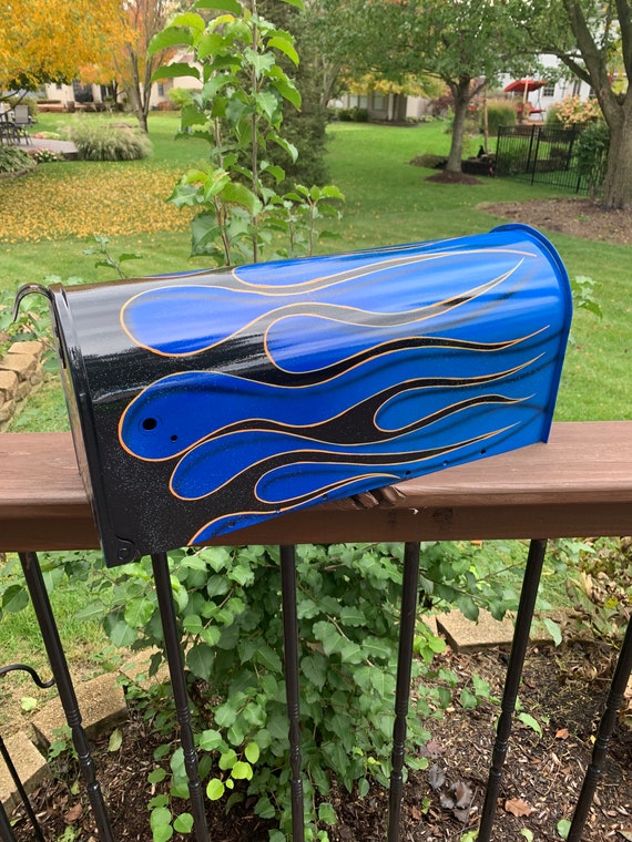 Air Brushed Mailboxes Custom Painted Mailbox For A Local Hot Rod