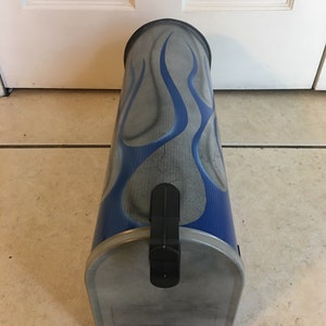 Hot Rat Rod Traditional Flame Pinstripe Metal Flake Art Mailbox - Etsy