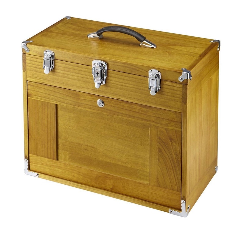 8 Drawer Wood Tool Chest Pinstripe Art Hand Painted in Colors - Etsy