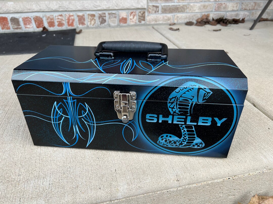 Mustang GT Shelby Theme Tool Box Hot Rat Rod Metal Custom Box Art - Etsy