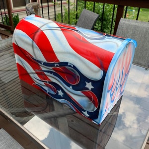 Custom Hot Rod Motorcycle Flame Art Mailbox Jumbo Size Rural Box - Etsy