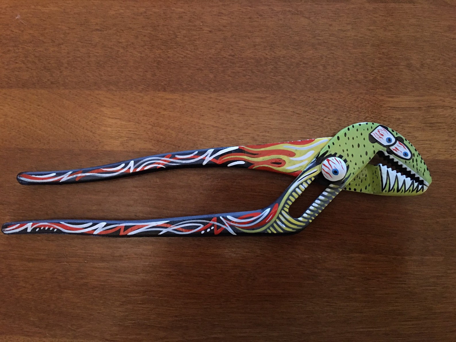 Hot Rat Rod Pinstripe Flame Tattoo Flash Hand Painted Custom Channel ...