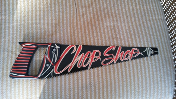 Hand Saw Chop Shop Hot Rat Rod Tattoo Pinstripe Art | Etsy