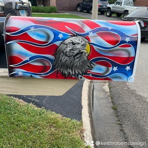 Hot Rat Rod American Flag Theme Pinstripe Metal Flake Art - Etsy