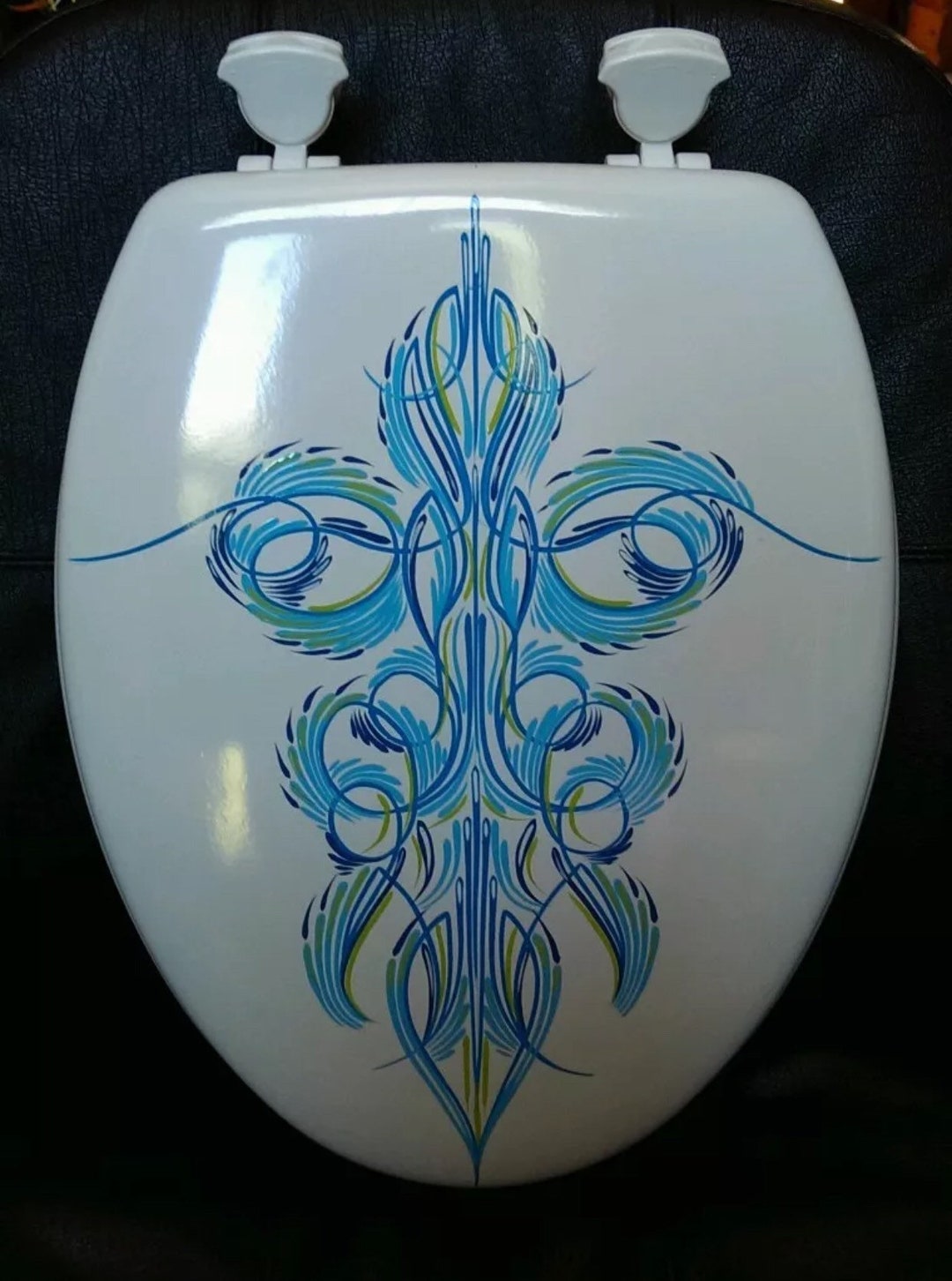 Hot Rat Rod Pinstripe Art Custom Tattoo Flash Toilet Seat - Etsy