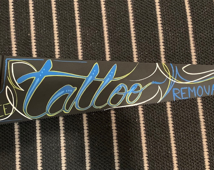 Hand Saw Hot Rat Rod Tattoo Removal Hand Painted Pinstripe Art - Etsy