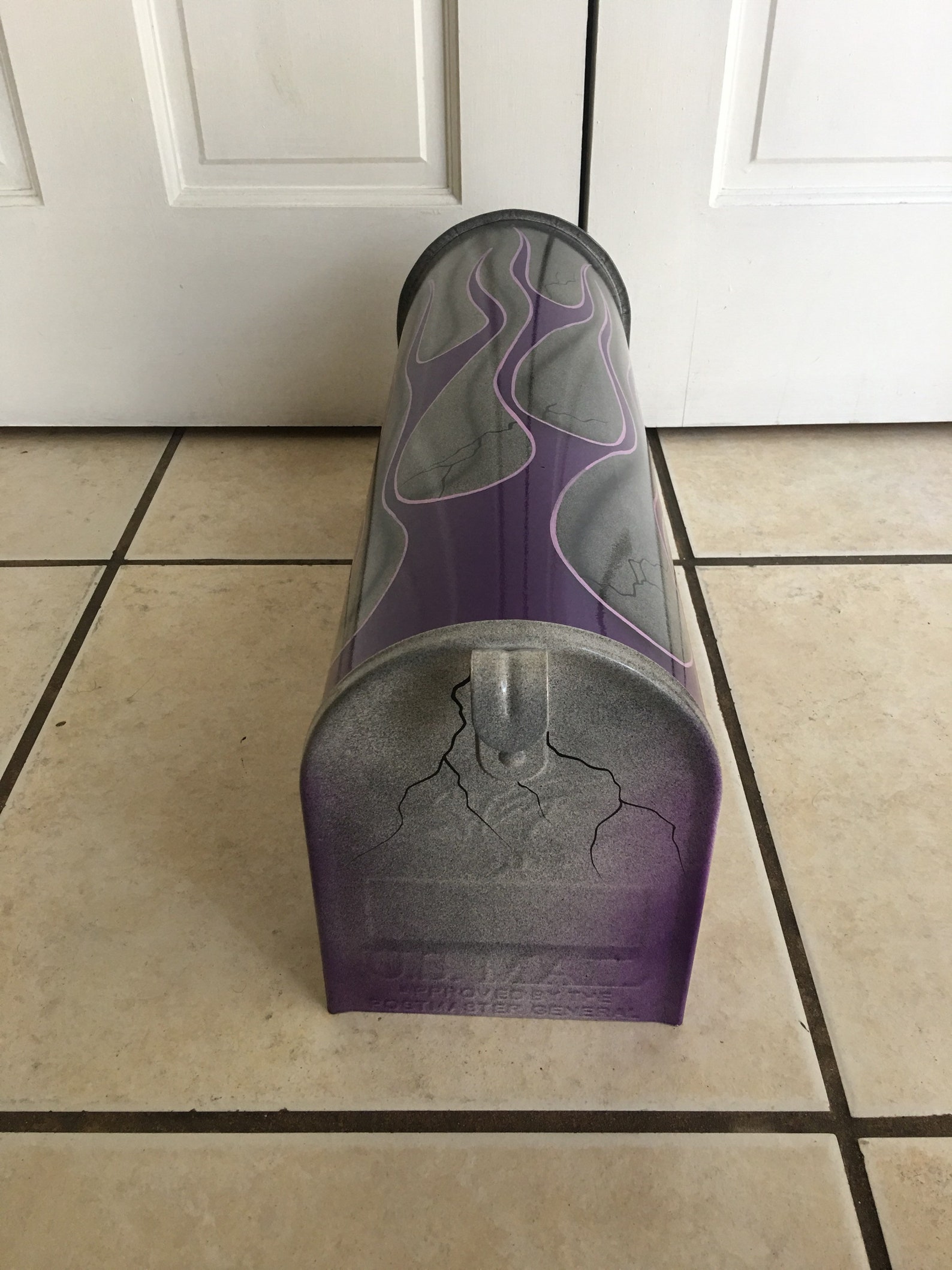 Mailbox Custom Airbrush Pinstripe Hot Rat Rod Tattoo Art - Etsy