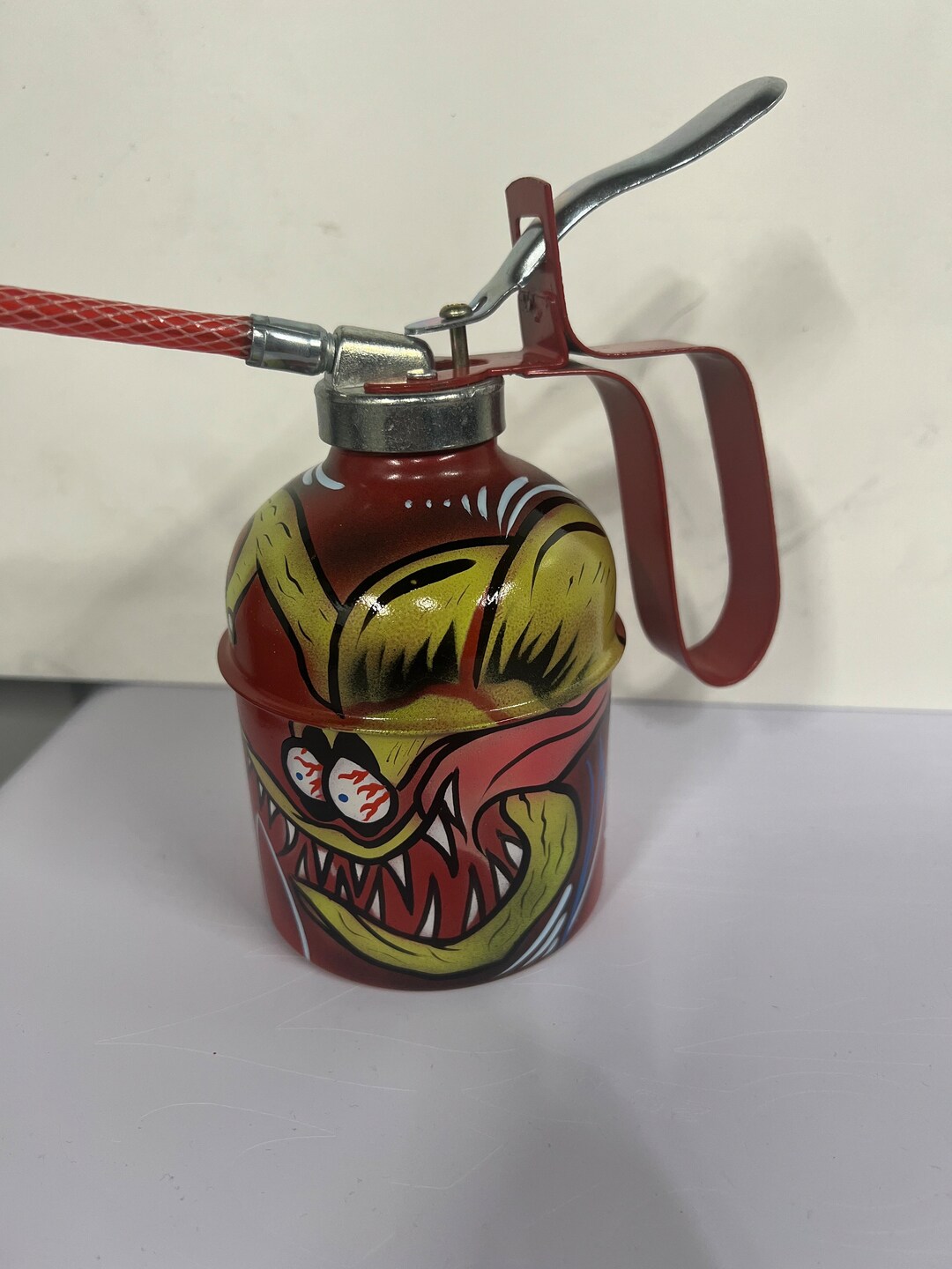 Pinstripe Rat Fink Hot Rat Rod Tattoo Custom Painted Brand New 20 Oz Oil Can Art - Etsy