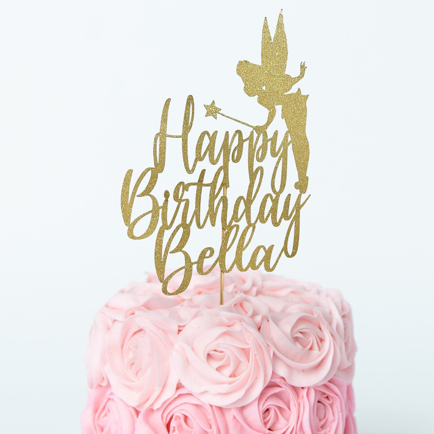 Tinker Bell Cake Topper Happy Birthday Cake Topper - Etsy