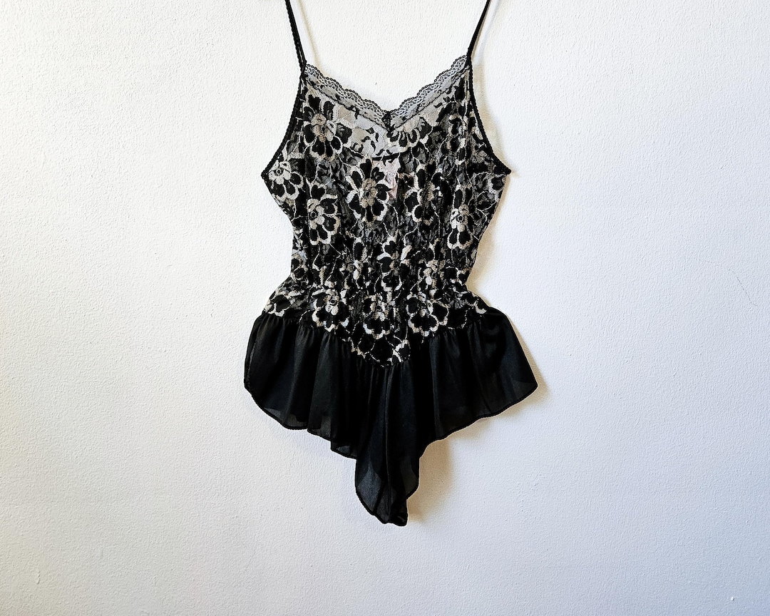 Vintage Undercover Wear High Cut Lace Teddy Bodysuit | Size M - Etsy