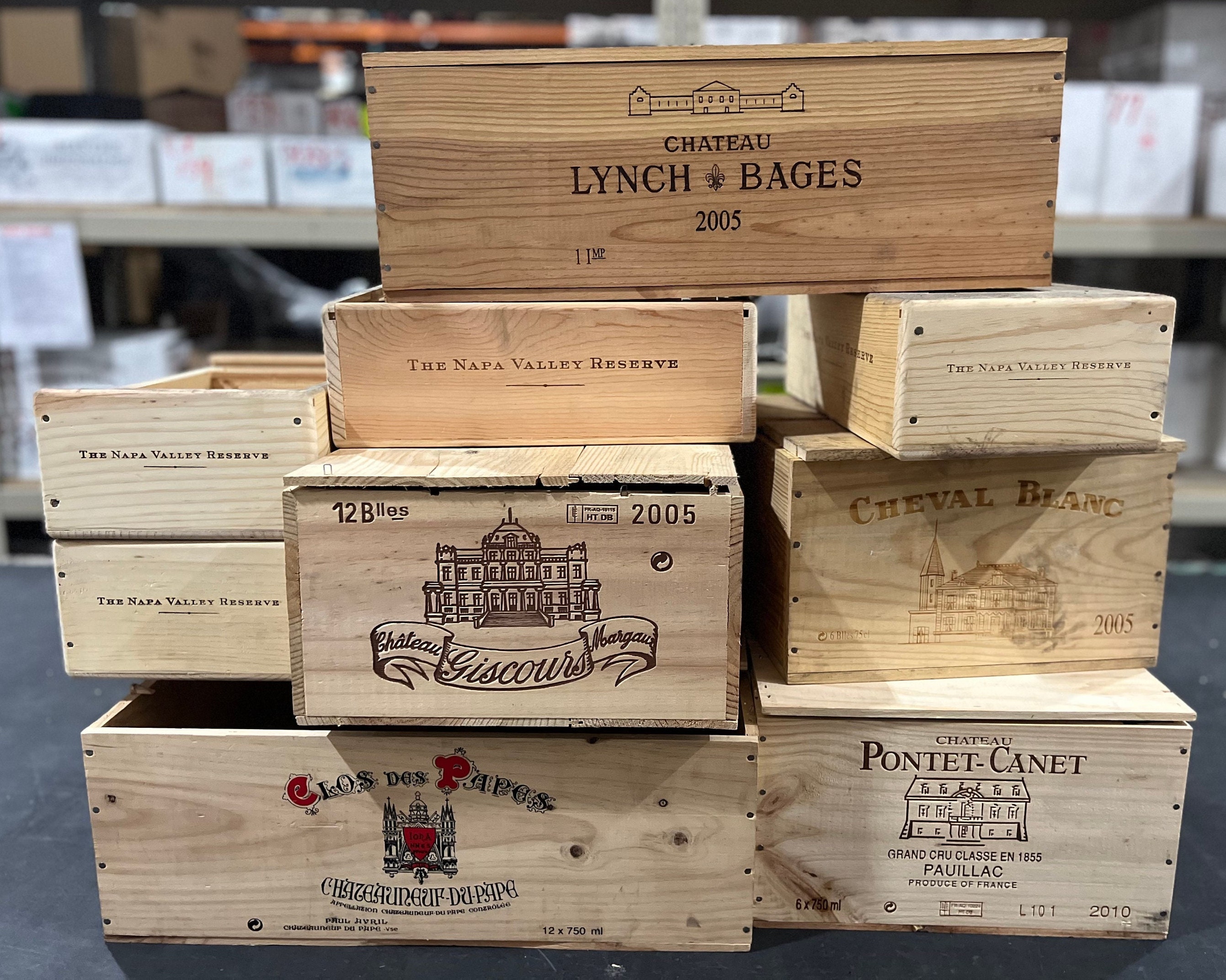 Wooden Wine Crate French - Etsy