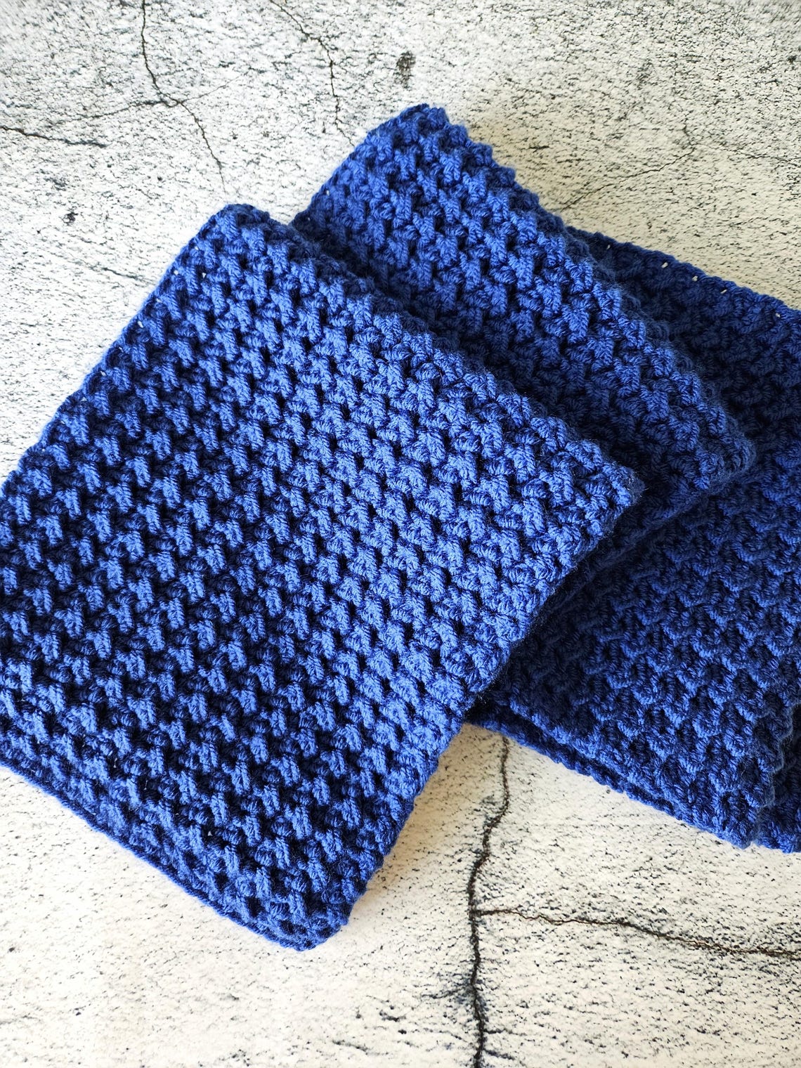 PATTERN - Crochet: Even Moss Stitch Scarf - SUPER EASY - Etsy