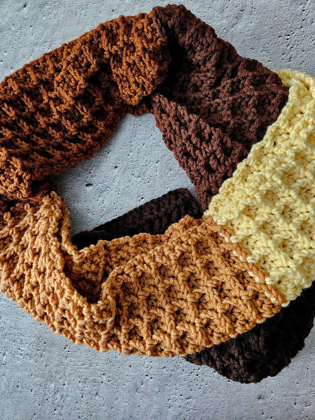 PATTERN Crochet: Squishy Waffle Scarf - Etsy