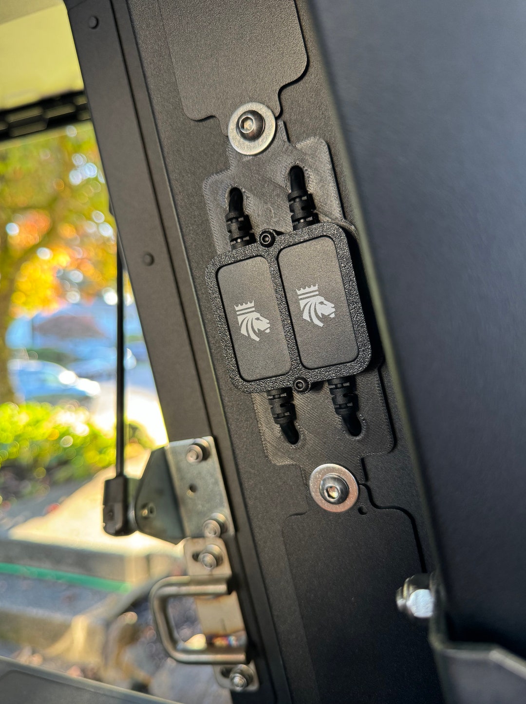 Kingpin Light Switch Double Mounting Plate (super Pacific) - Etsy
