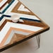 Coffee Table Rustic Wood Table Geometric Wood Table - Etsy